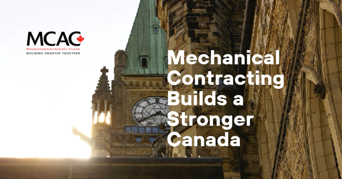 Mechanical Contracting Builds a Stronger Canada